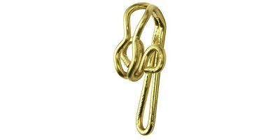Pack of 30 Rufflette Brass R7 Curtain Hooks only £2.62